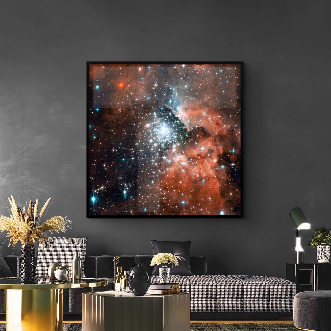 Extreme Star Cluster Hubble Space Image Poster&Canva Print – TheSuccessCity